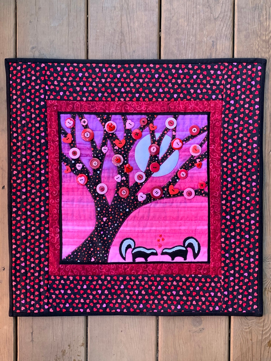 Seasonal Button Tree Quilted Wall Hanging Pattern PDF Download - Etsy