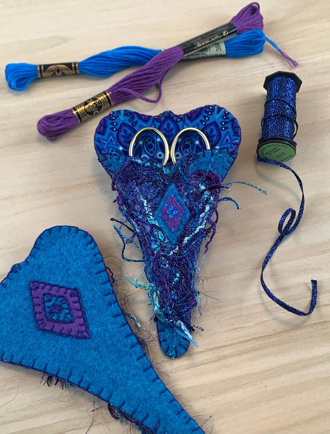 Embroidery Scissor Case Pattern, Sewing Scissor Holder PDF, Scissor ...