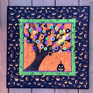 Seasonal Button Tree Quilted Wall Hanging Pattern PDF Download - Etsy