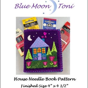 Felt Needle Book and Pincushion Pattern Set, Digital Download Sewing ...