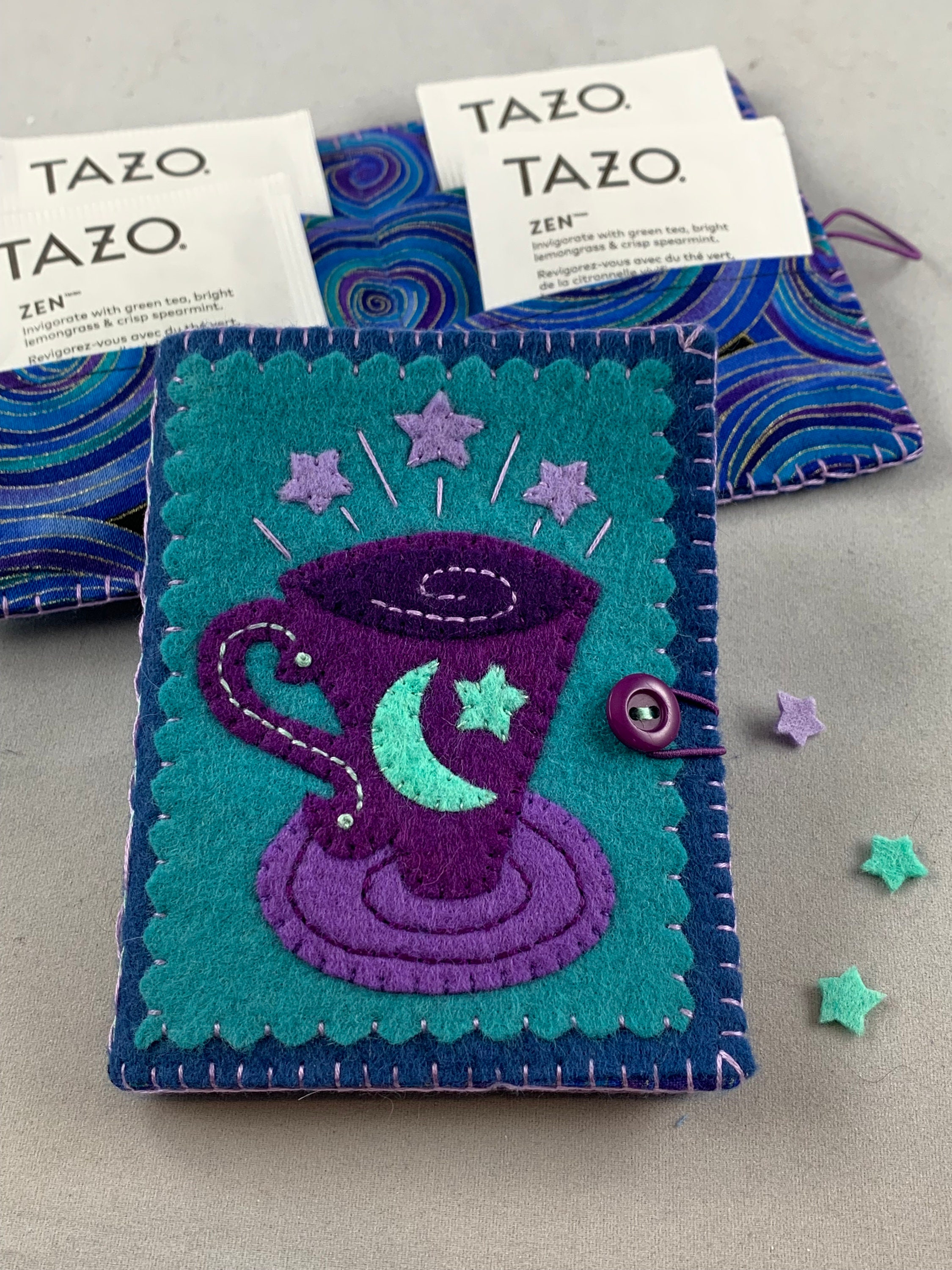 Tea Wallet PDF Pattern, Travel Tea Bag Holder, Cup of Magic (instant ...