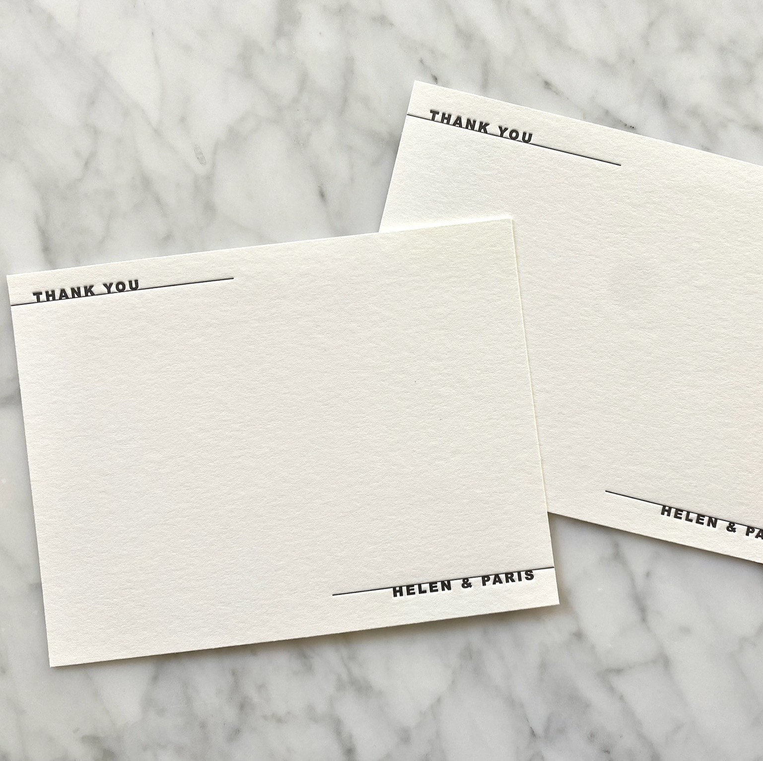 Modern Thank You Note Cards