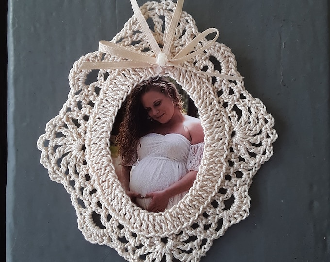 Crochet Picture Frame Pattern/crochet Wedding Gift/christmas - Etsy