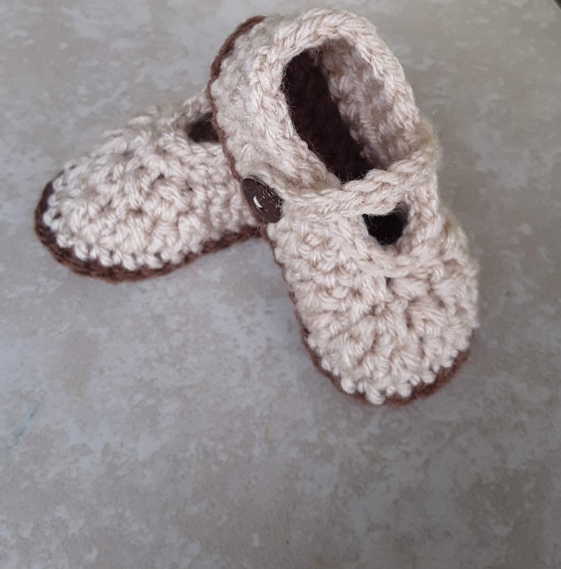 Mary Jane Baby Shoes Crochet Pattern/mary Jane Shoes/baby Shoes Crochet ...