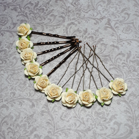 Yellow Rose Hair Pins Yellow Flowers Grips Yellow Floral Bridesmaids Accessories Wedding Hair Pins Prombohofestival Feelgood Gift Etsy UK