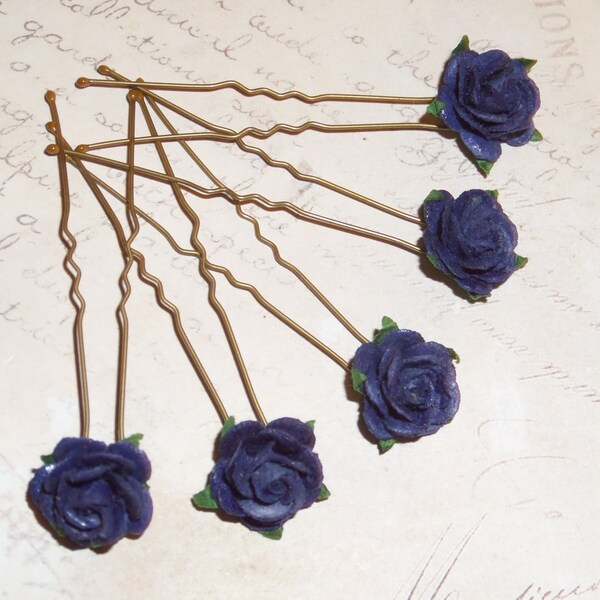 Blue Hair Flower - Etsy