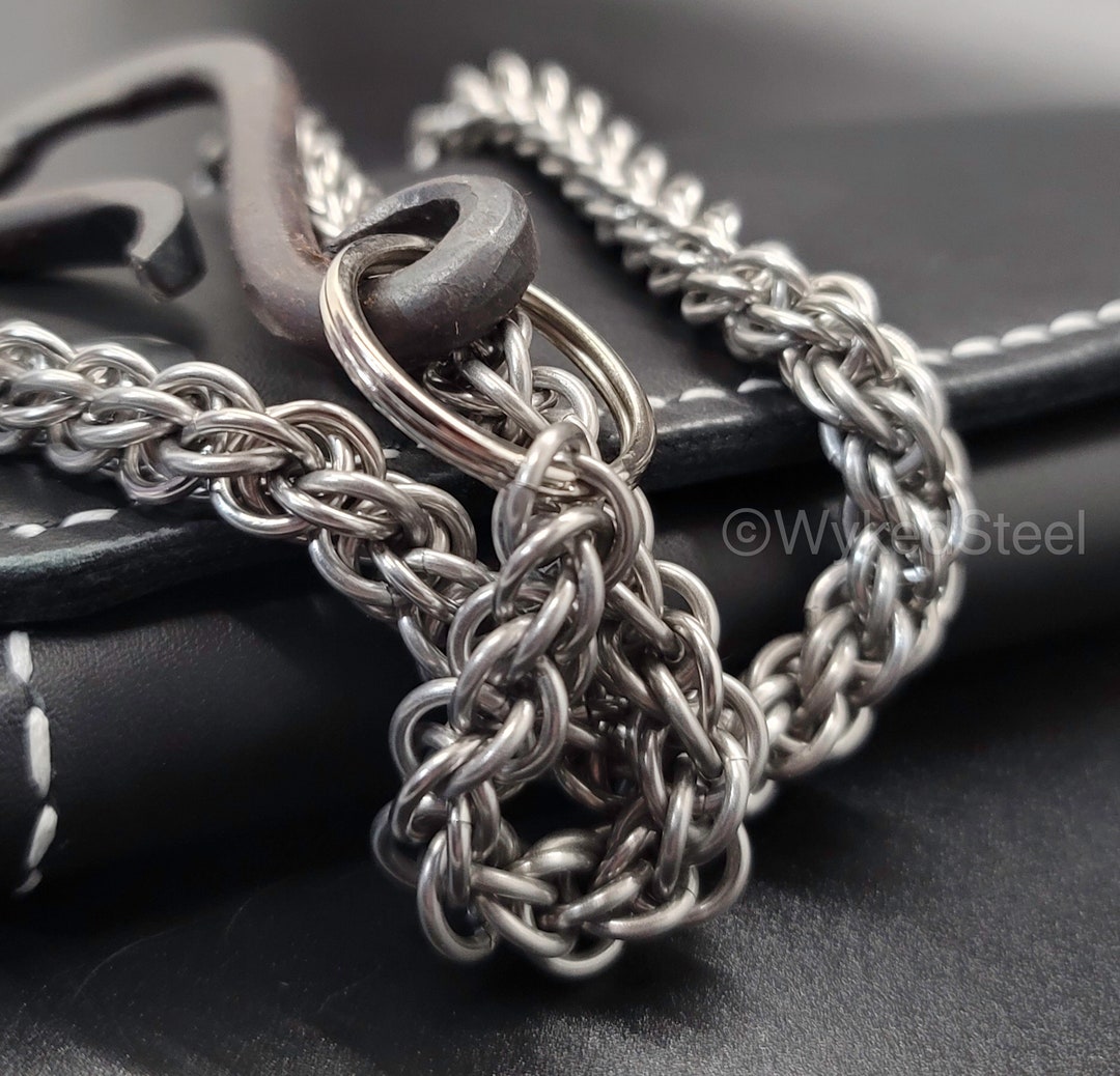 Stainless Steel Wallet Chain. JPL With Belt Loop Bottle Hook - Etsy