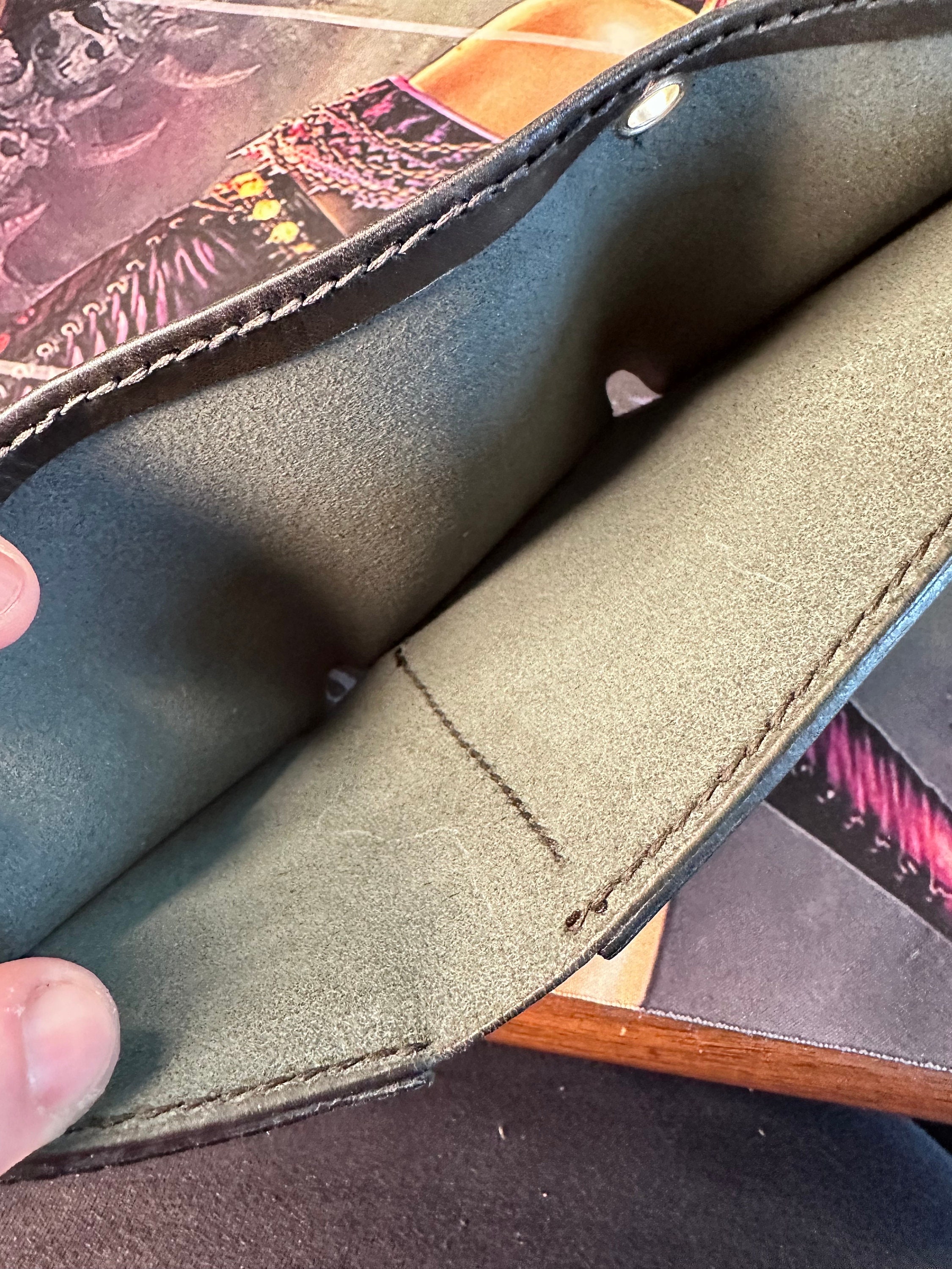 Tri-fold Leather Biker Wallet Pattern (PDF, SVG, PNG) - Etsy