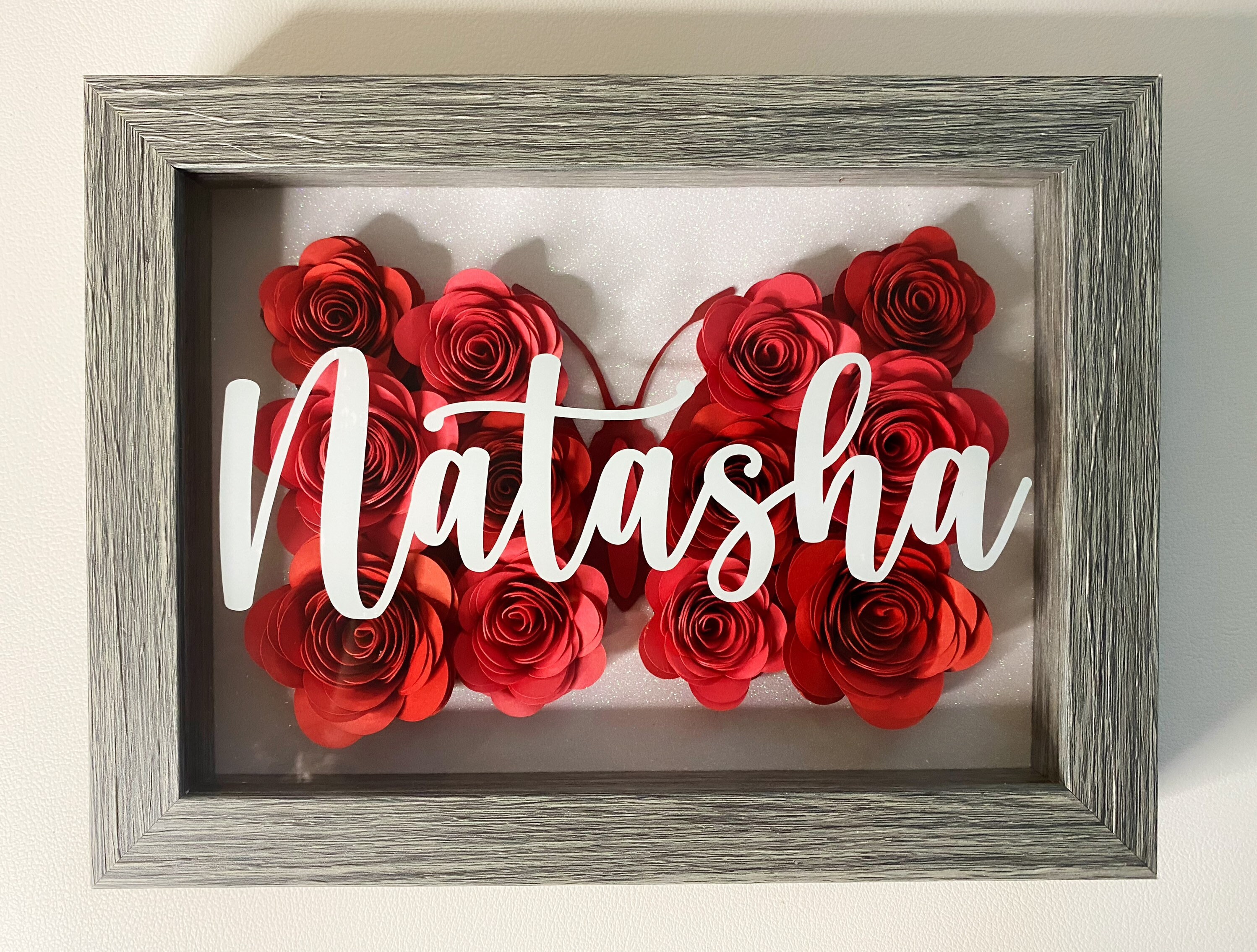 Personalized Butterfly Shadow Box Paper Flower Shadow Box Etsy Personalized Butterfly Shadow Box Paper Flower Shadow Box Etsy