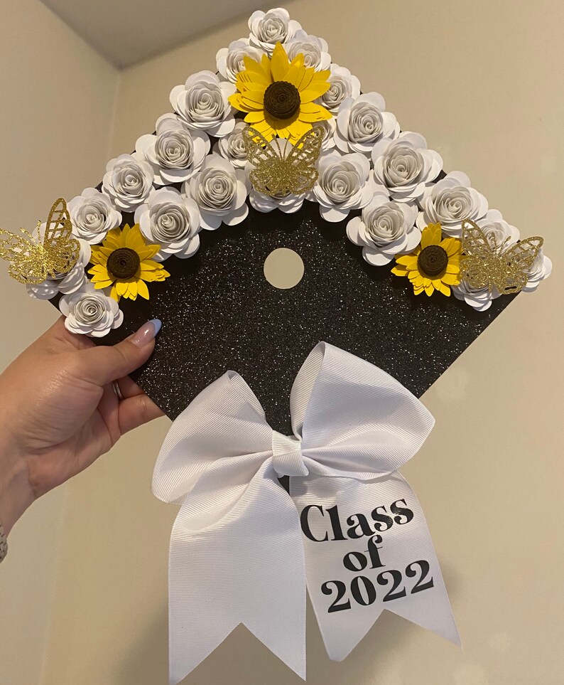 Add a Bow to Your Graduation Cap Topper - Etsy