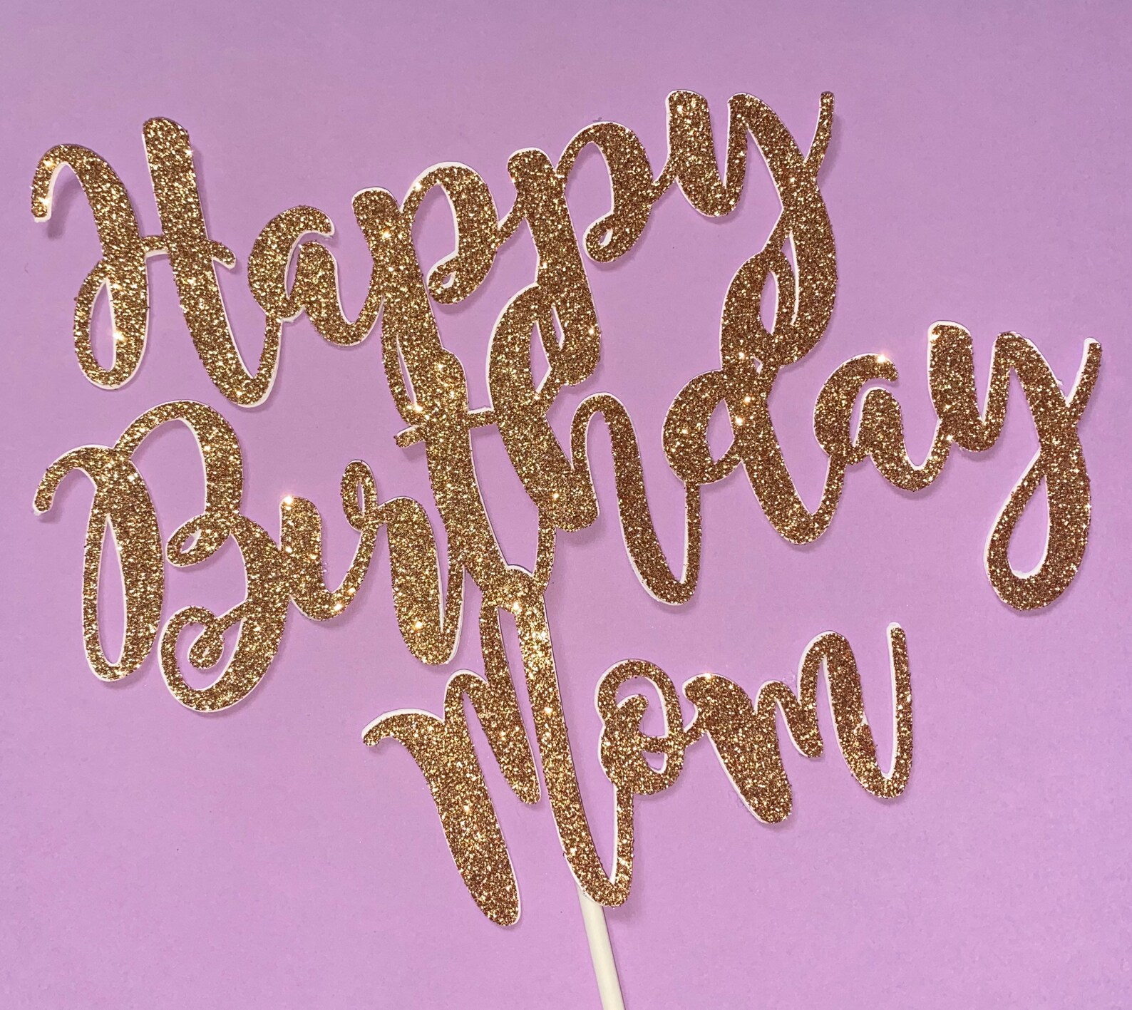 Happy Birthday Custom Cake Topper Custom Birthday Topper - Etsy