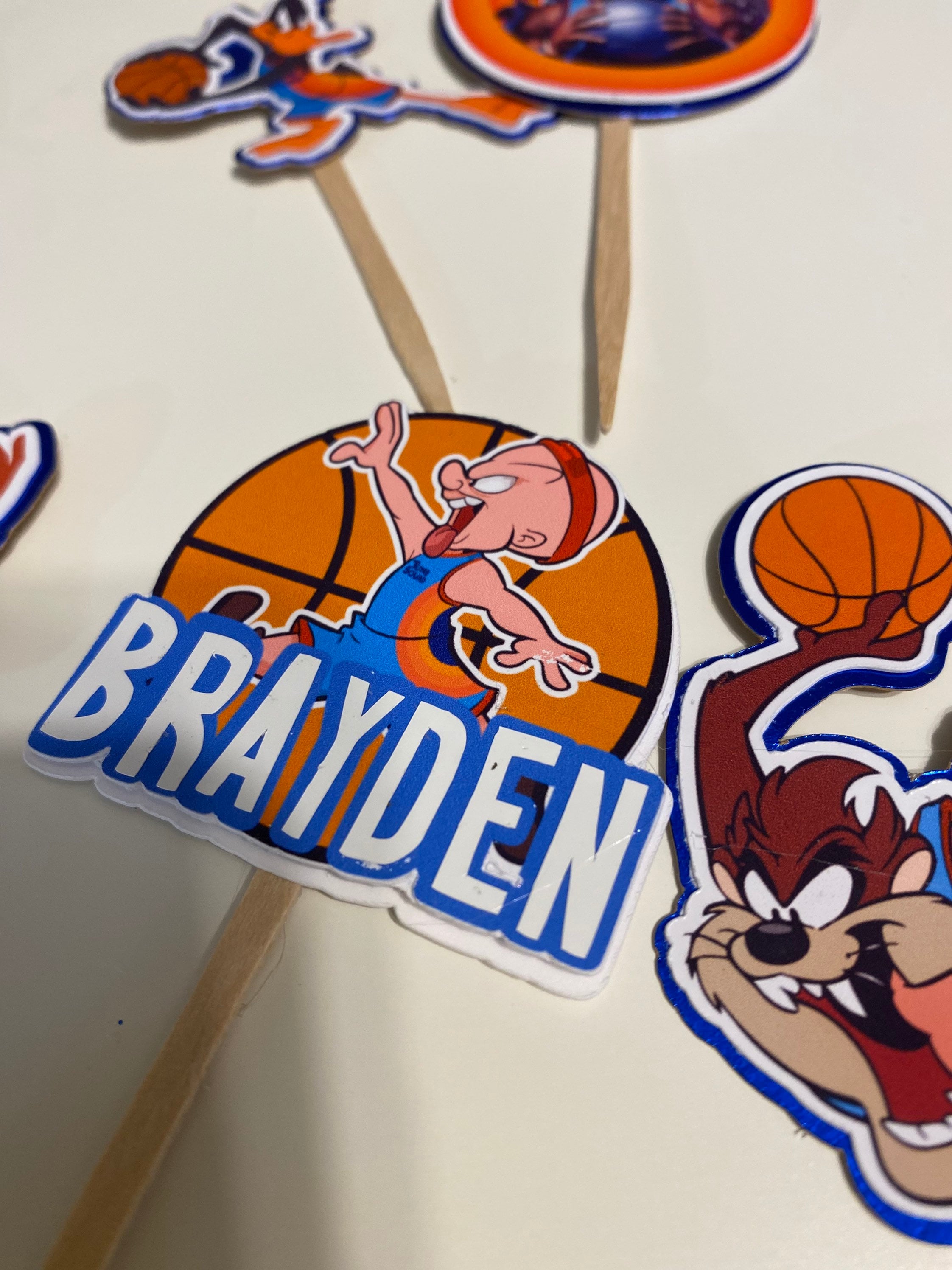 Space Jam Cupcake Toppers | Space Jam 2 Cupcake Toppers | Personalized ...