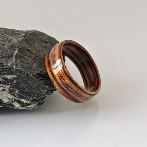 Wooden Wedding Band - Etsy