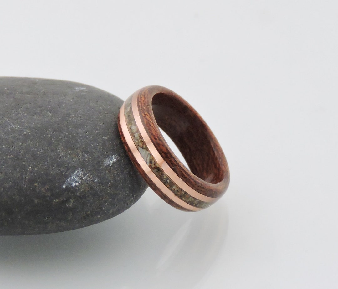 Handmade Wood and Sand Ring. Design Your Own Custom Bentwood Ring With ...