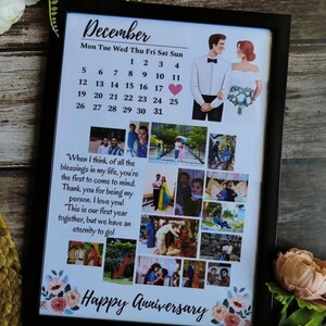 Personalized Photo Frame Photo Collage Memorial Wall Décor Special Gift ...