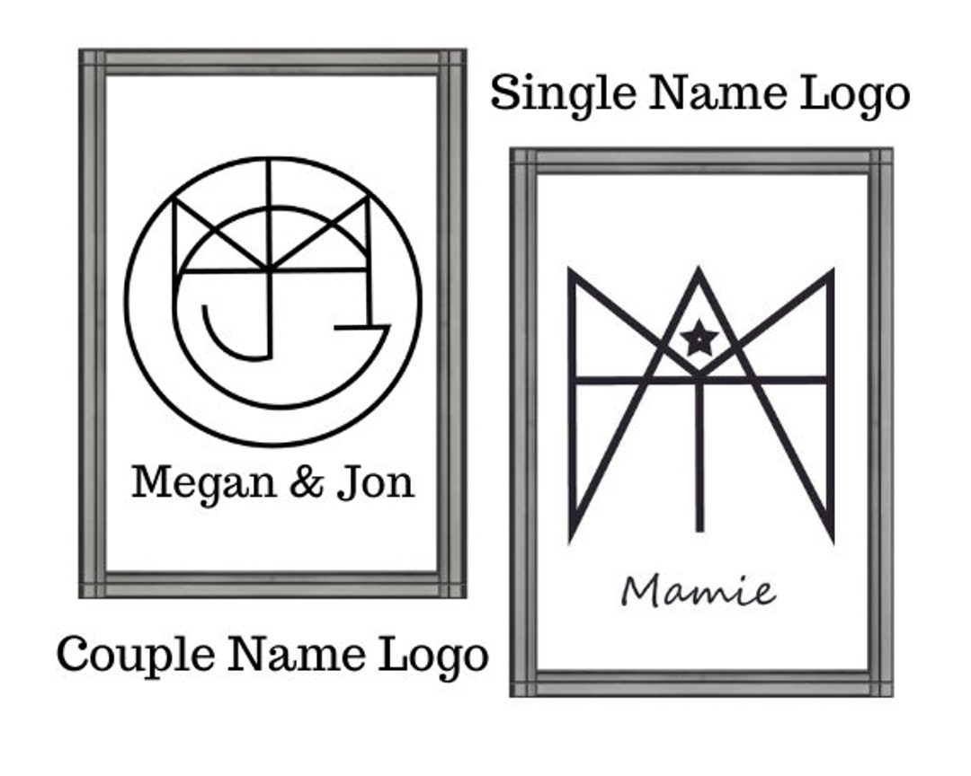 Custom Name Logo Design for Tattoo, Couple Tattoo Design, 3D Mock Up ...