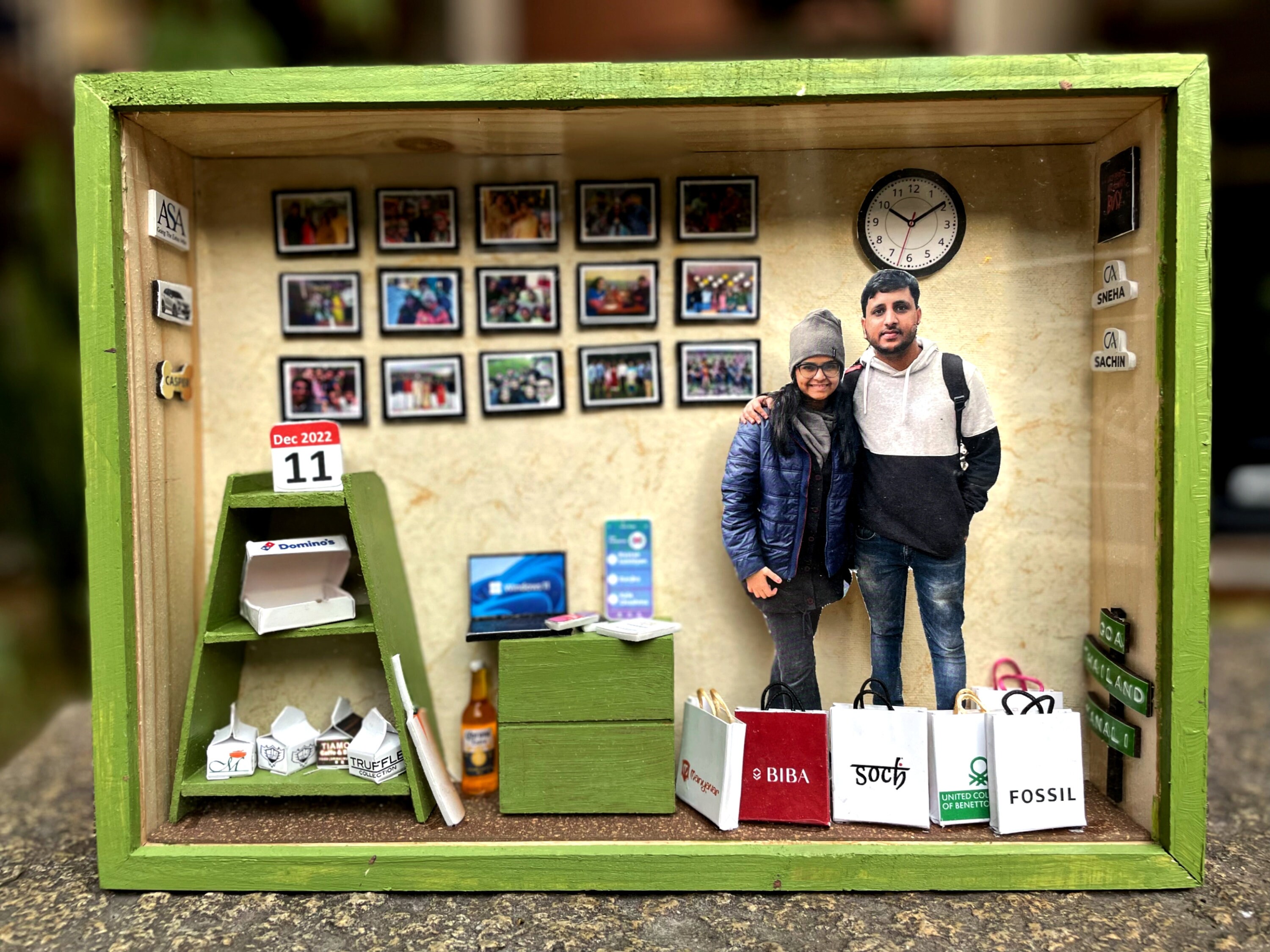 Photo Gifts, Customized Photo Frame, Personalized Gift, 3D Miniature ...