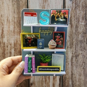 Personalized Photo Gift With Calendar Date Cute Shelf Anniversary Gift ...