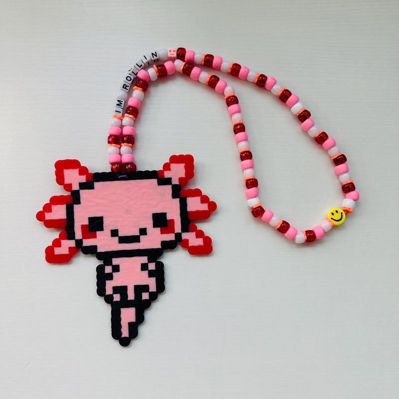 Axolotl Perler Beads - Etsy