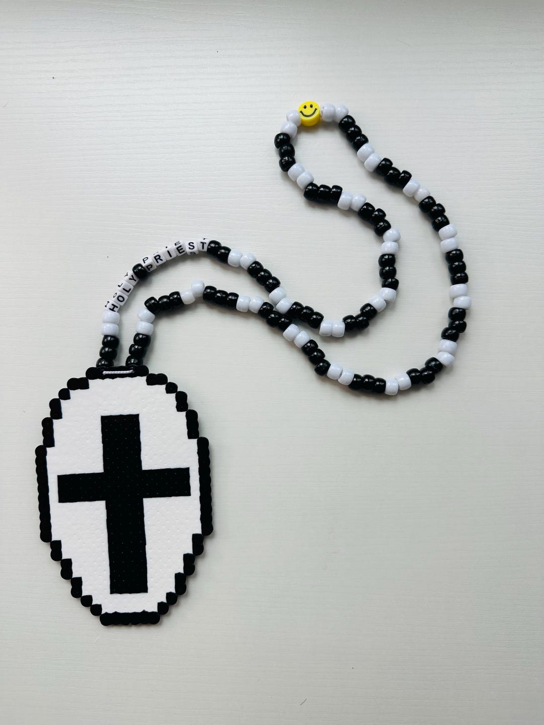 Holy Priest Perler Necklaces - Etsy