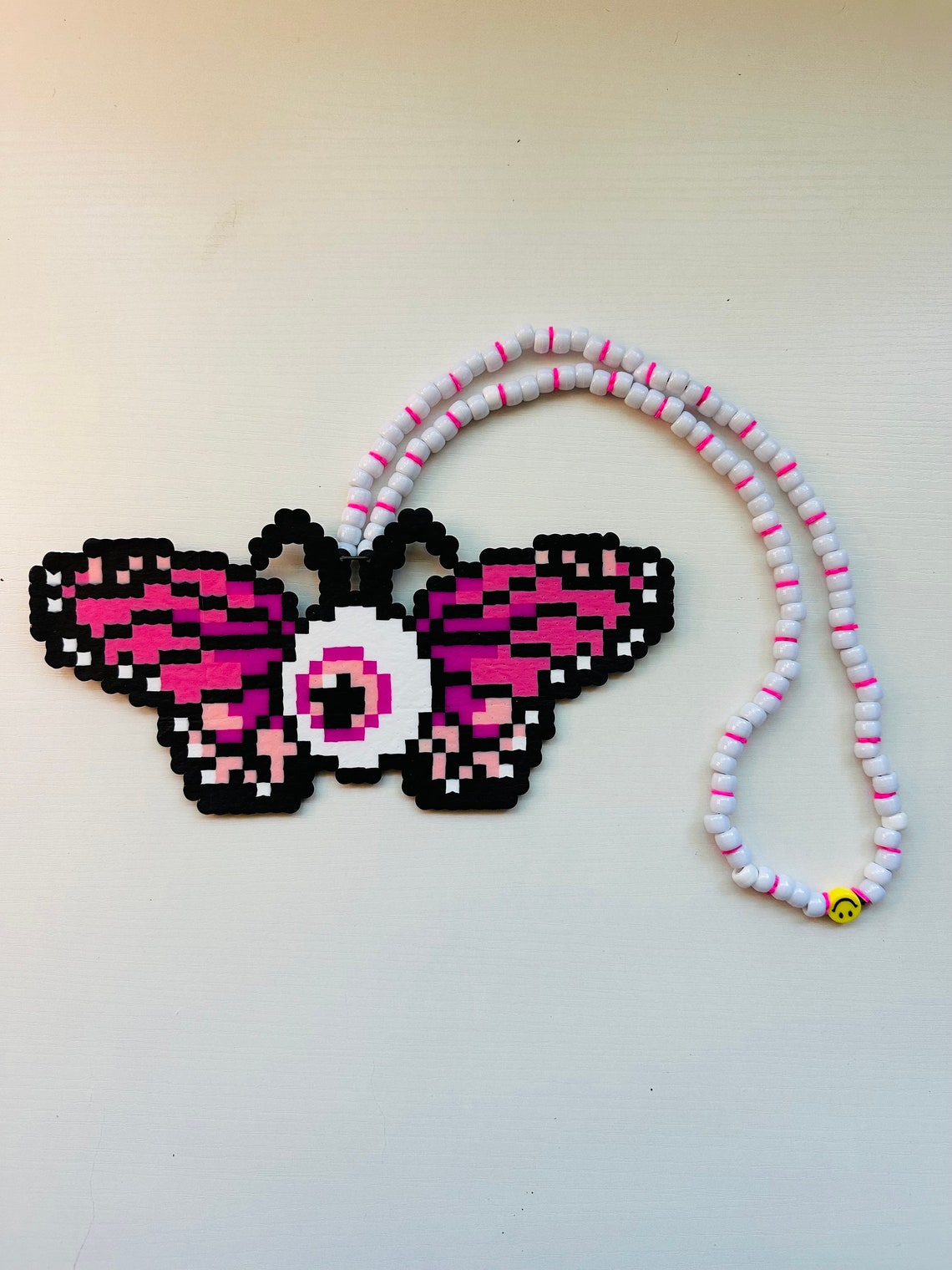 Butterfly Eye Perler Necklace - Etsy