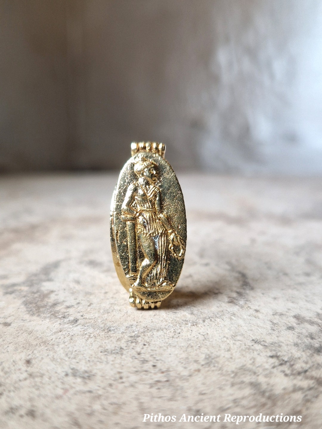 Antique Style Aphrodite Ring, Made Entirely by Hand. Brass Material ...