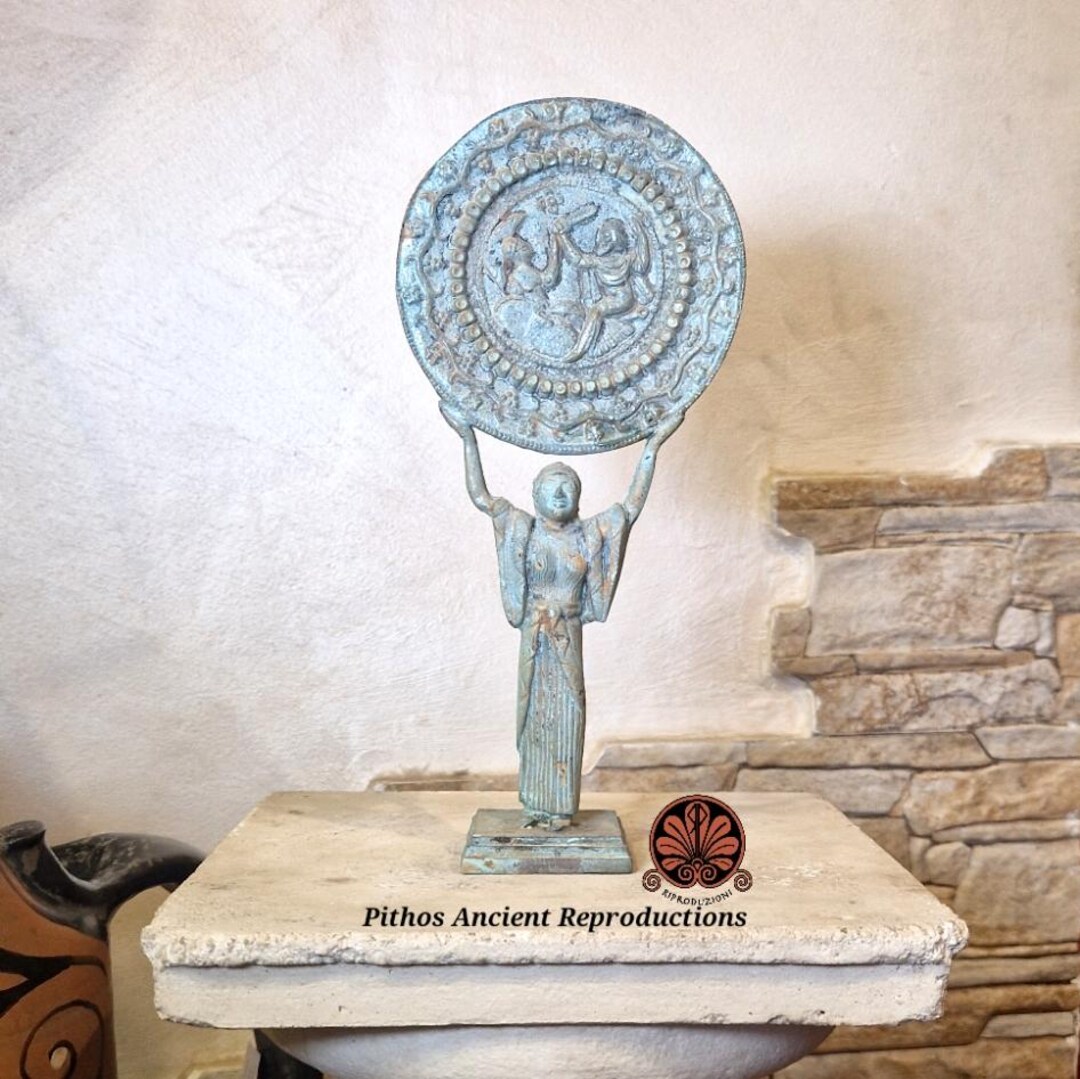 Bronze Reproduction, Etruscan Mirror With Reliefs. - Etsy