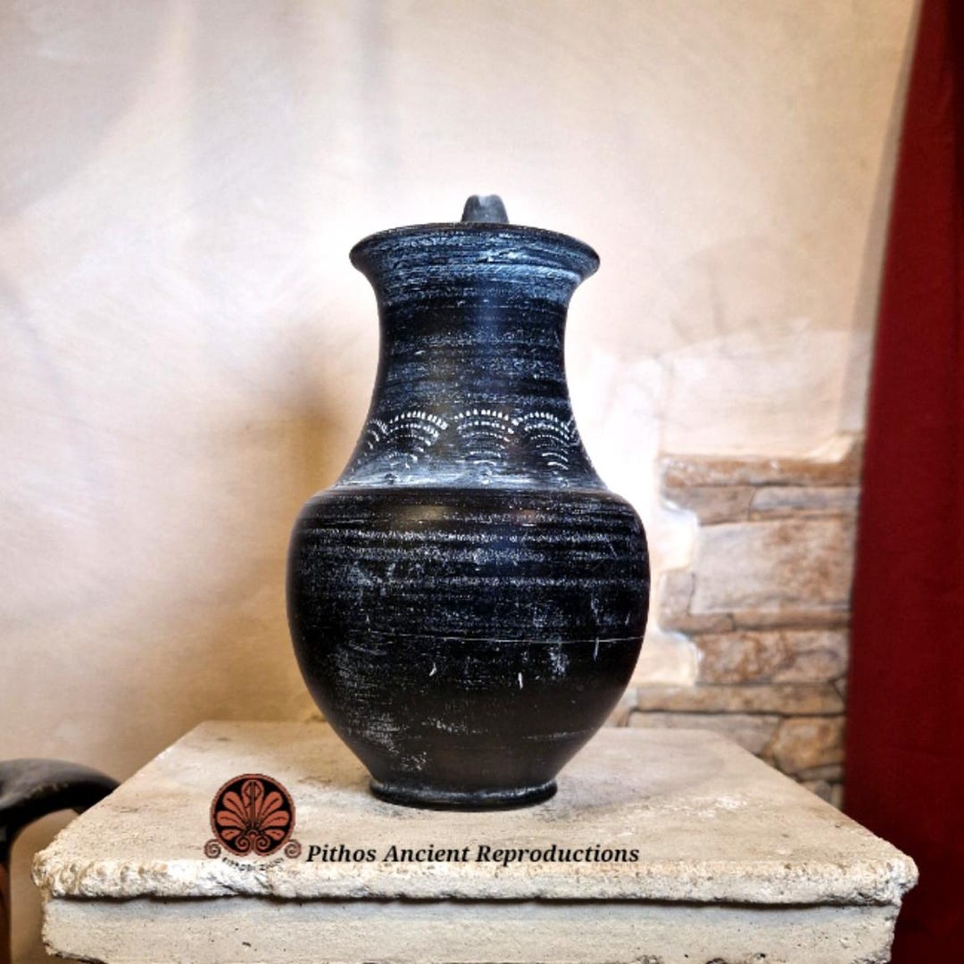 Reproduction of Olpe Etruscan Vase in Bucchero. Made With the Same ...