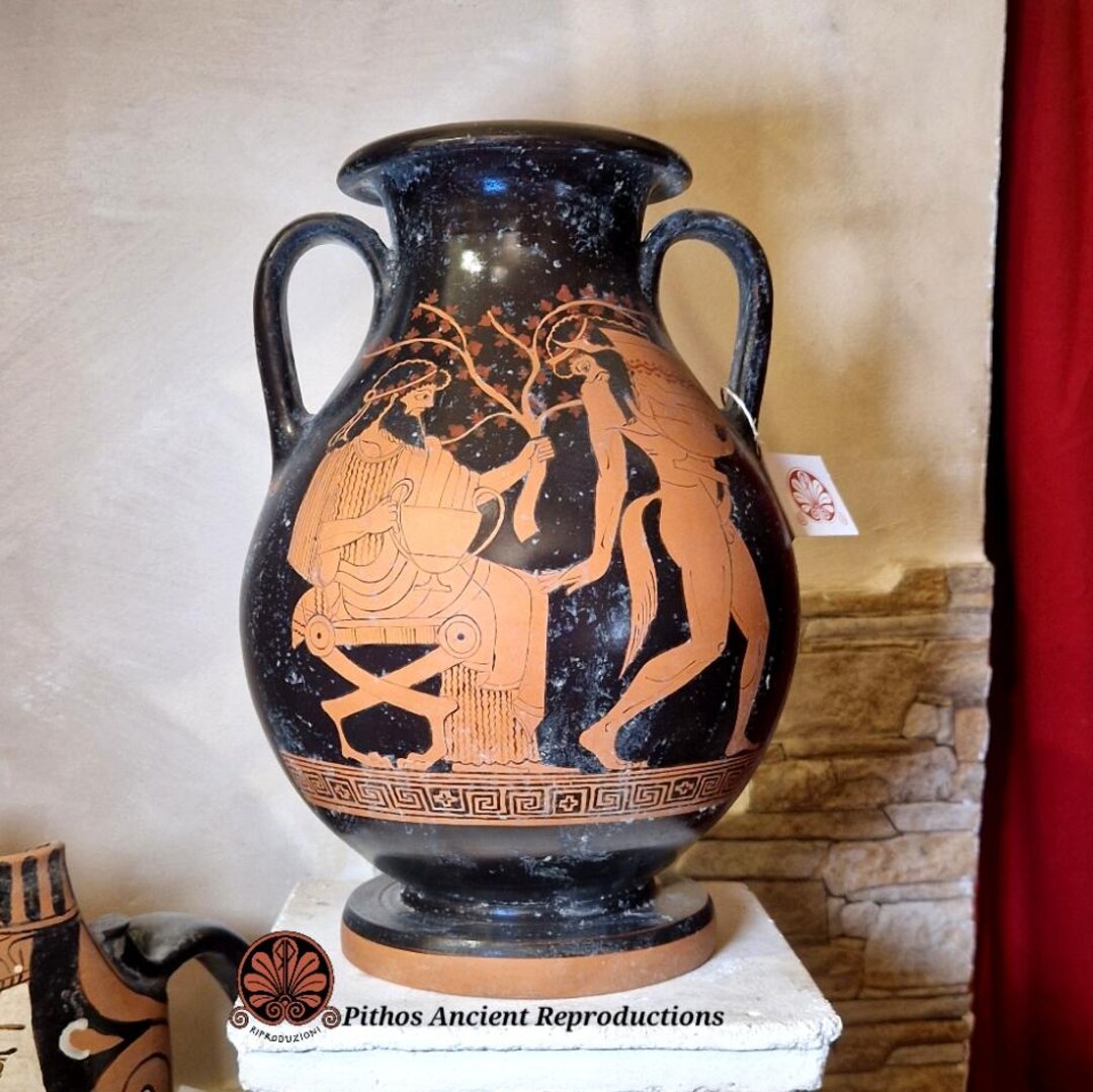 Reproduction of a Red-figure Pelike Vase. Made With the Same Ancient ...