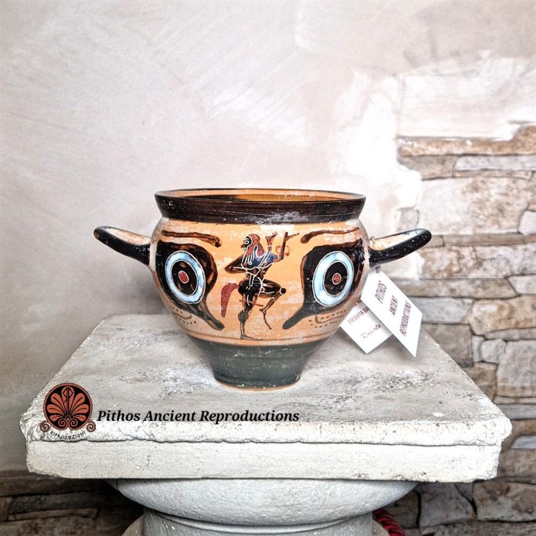 Reproduction of a Black-figure Mastos Vase. Made Using the Same ...