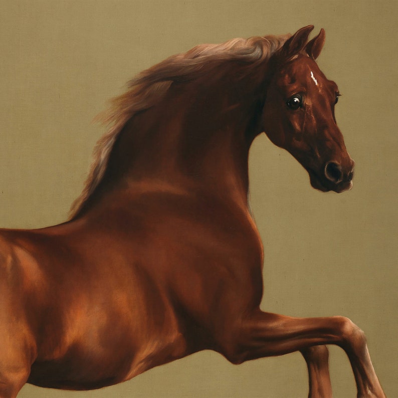 Arte cavallo pittura ad olio Casa colonica Muro Decor - Etsy Italia