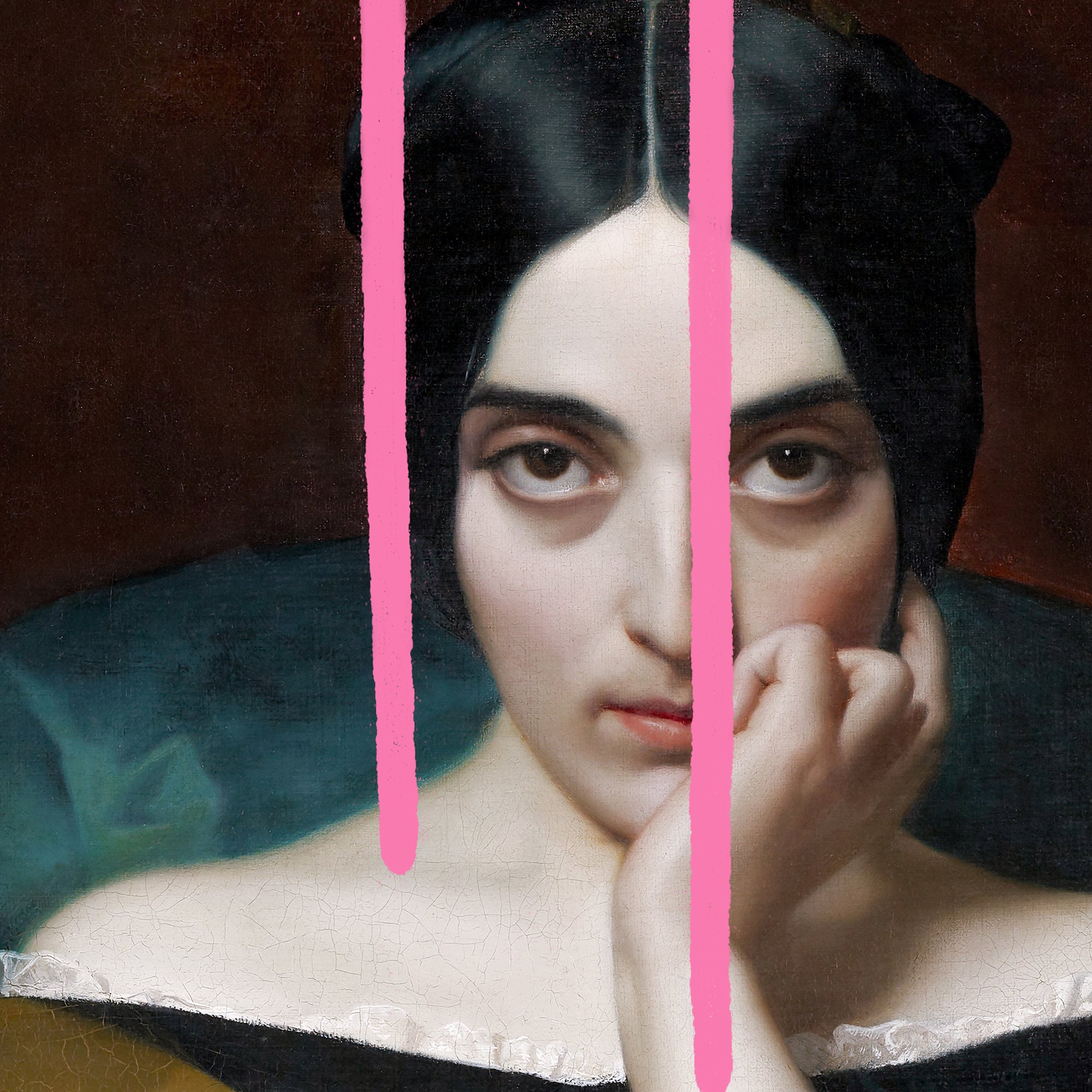 Quirky Art Antique Oil Painting Portrait Painting Eclectic | Etsy