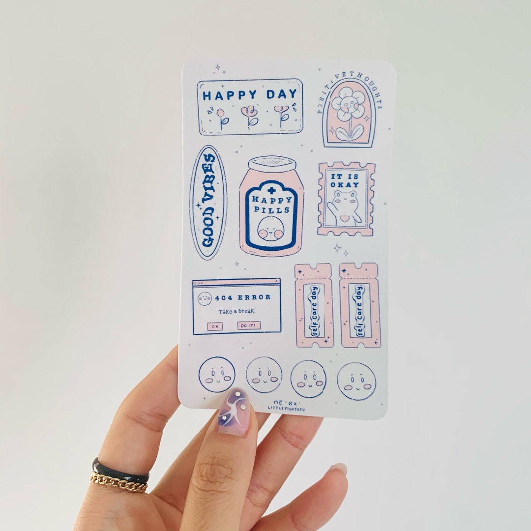 Self Care Sticker Sheet - Etsy