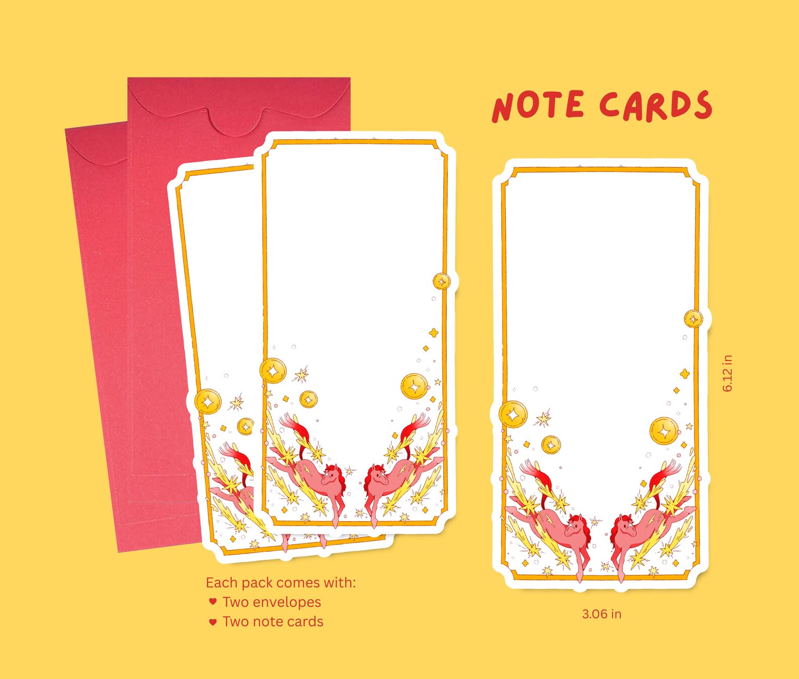 Lunar New Year Note Card - Etsy