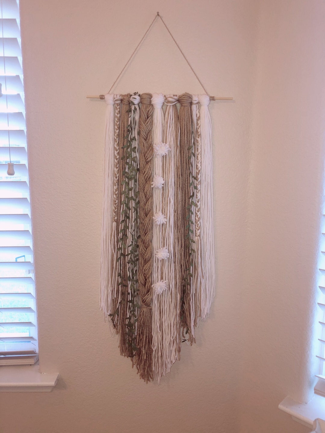 Boho Wall Decor With Vines - Etsy