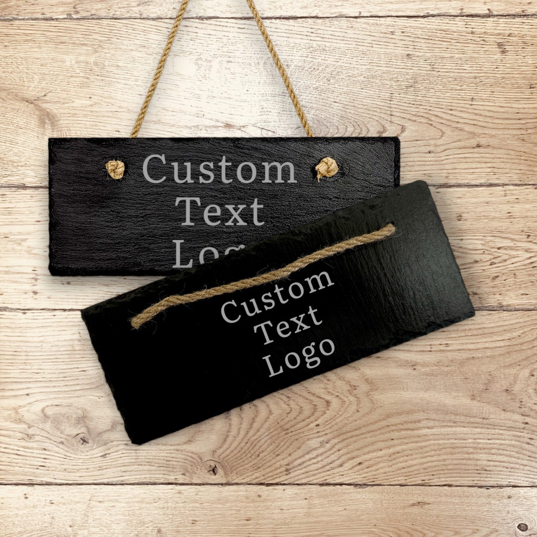 Slate Sign, Custom Slate Home Decor, Door Sign, Housewarming Gift, New ...