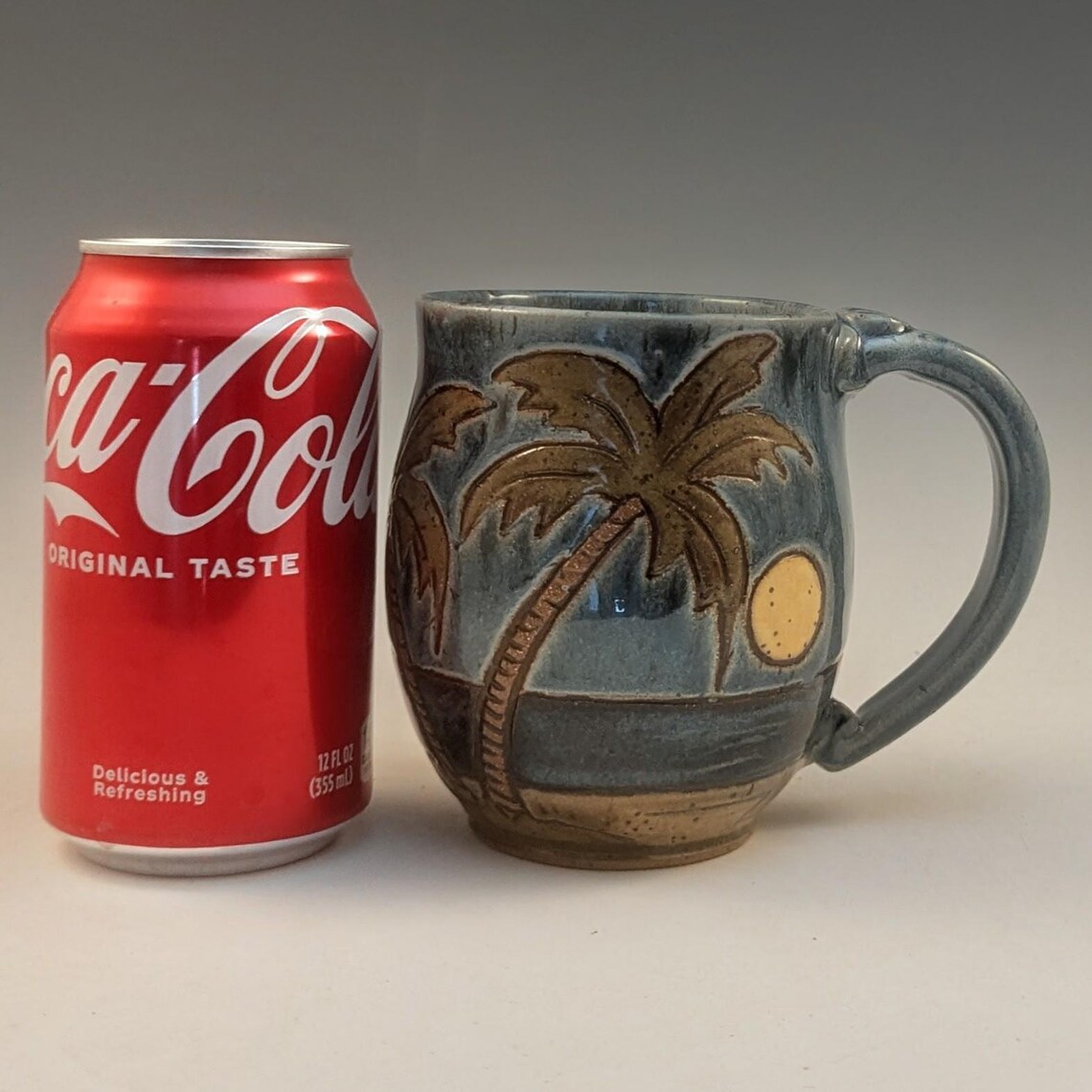 Pine Island Beach Mug - Handmade Stoneware Mug - Beach Theme - Etsy