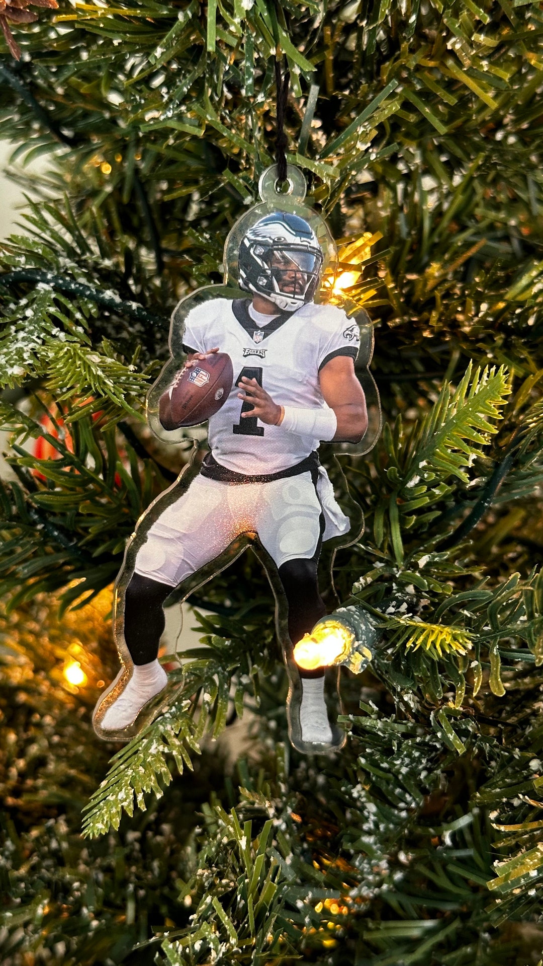 NFL Mini Player Christmas Ornaments - Etsy