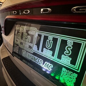 LED License Plate show Plates. - Etsy