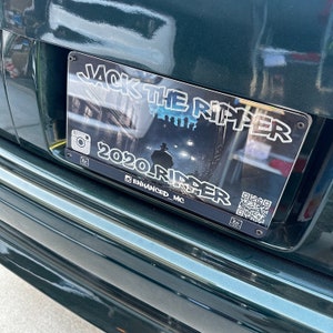 LED License Plate show Plates. - Etsy