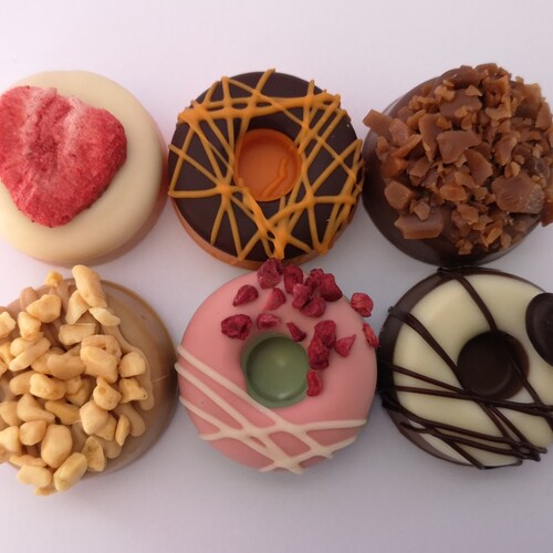 Belgian Chocolate Donuts Handmade Belgian Chocolates - Etsy UK
