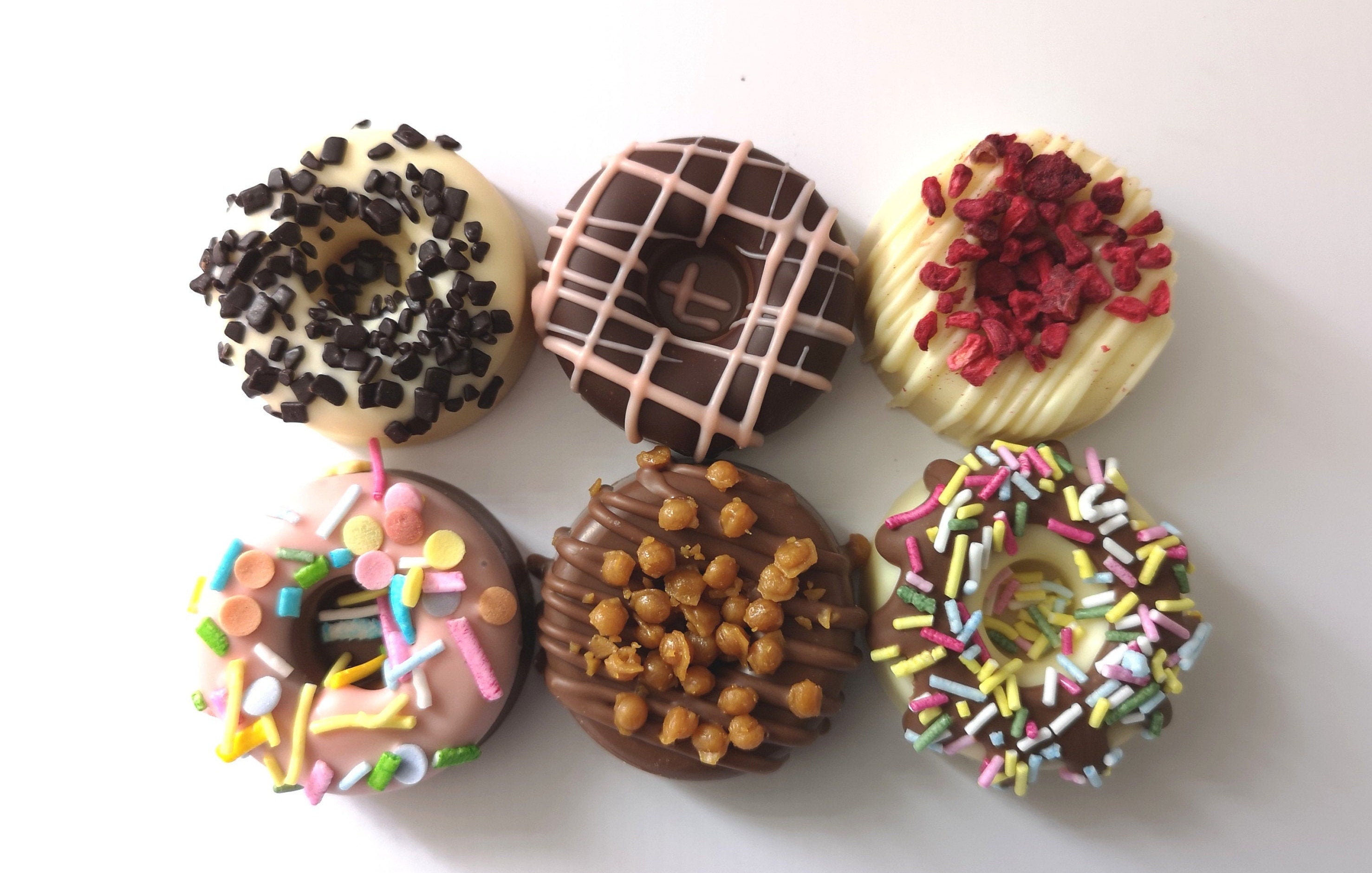 Belgian Chocolate Donuts Handmade Belgian Chocolates - Etsy UK