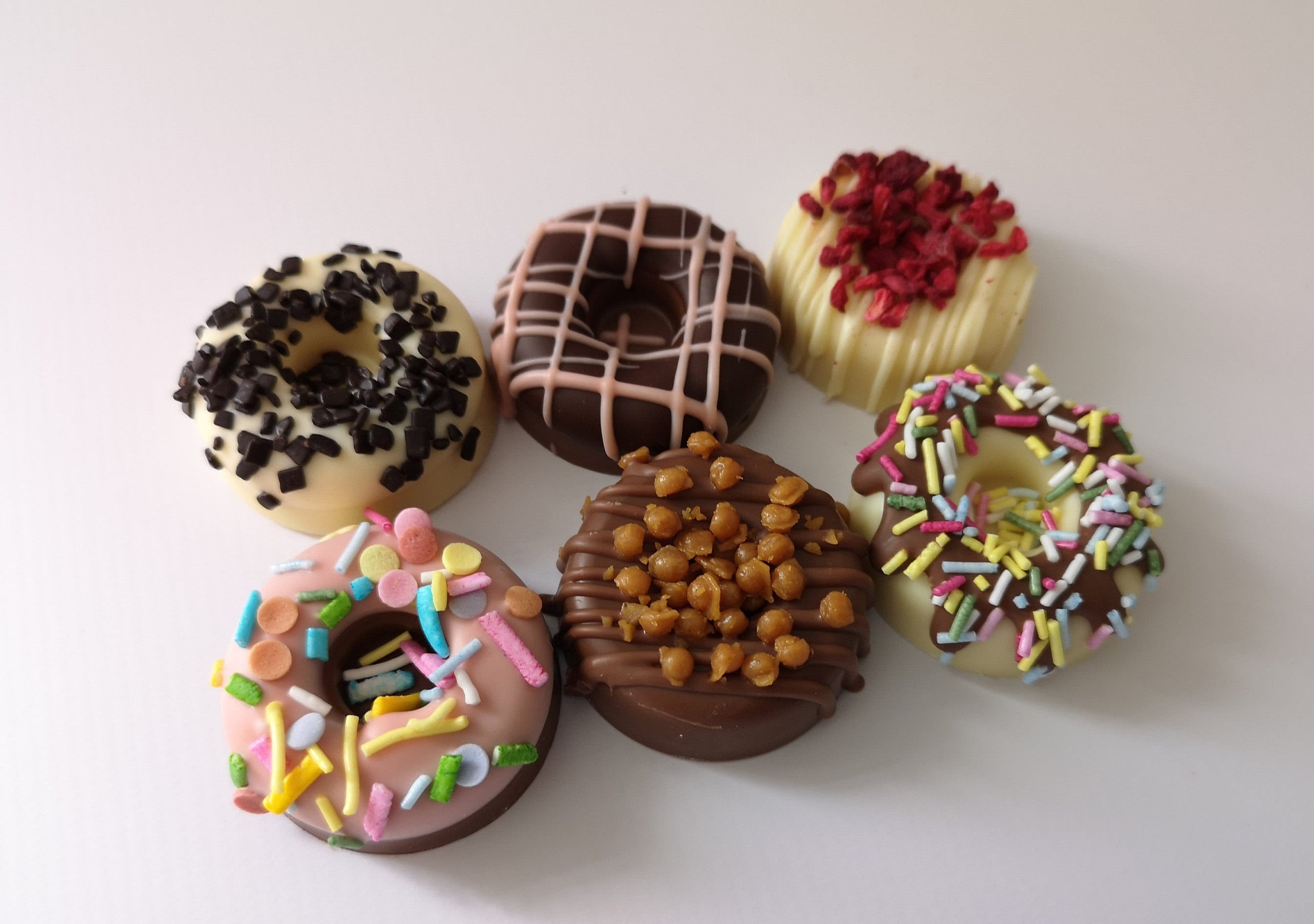 Belgian Chocolate Donuts Handmade Belgian Chocolates - Etsy UK