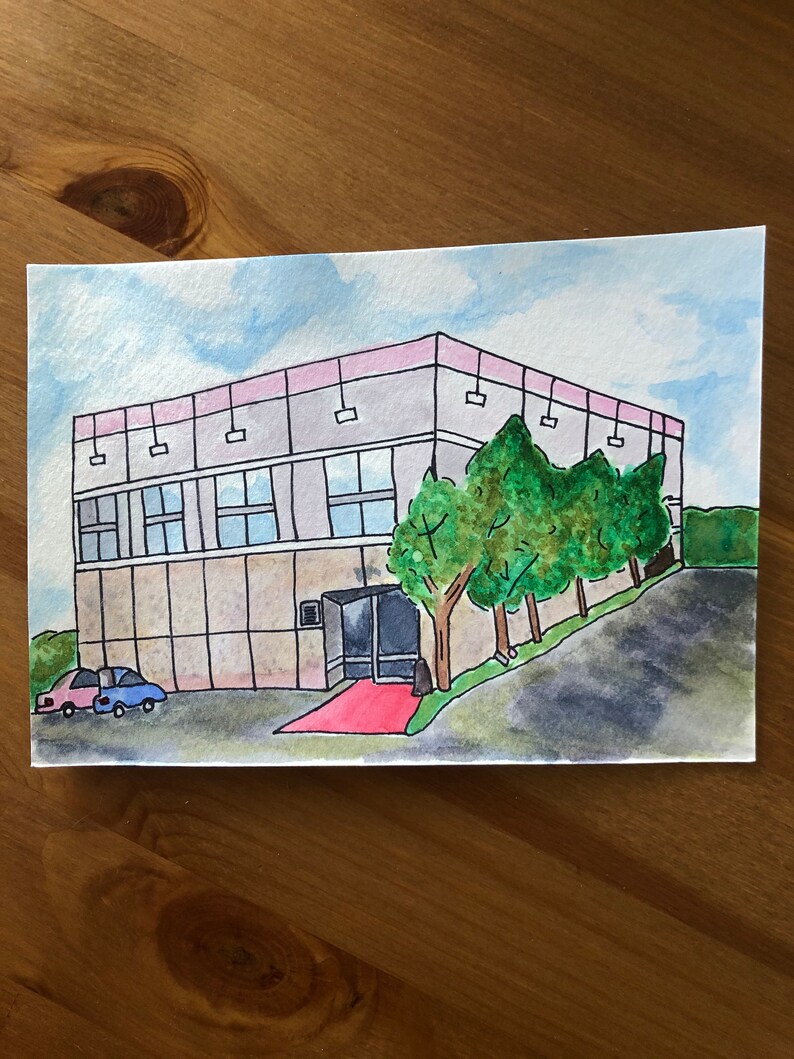 The Office Watercolor | Etsy