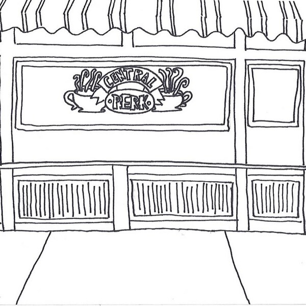 Perk Coloring Page - Etsy
