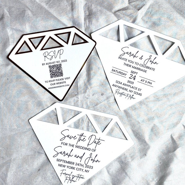 Bling Invitation - Etsy