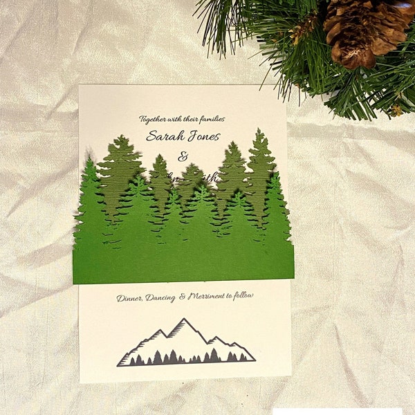 Tree Wedding Invite - Etsy