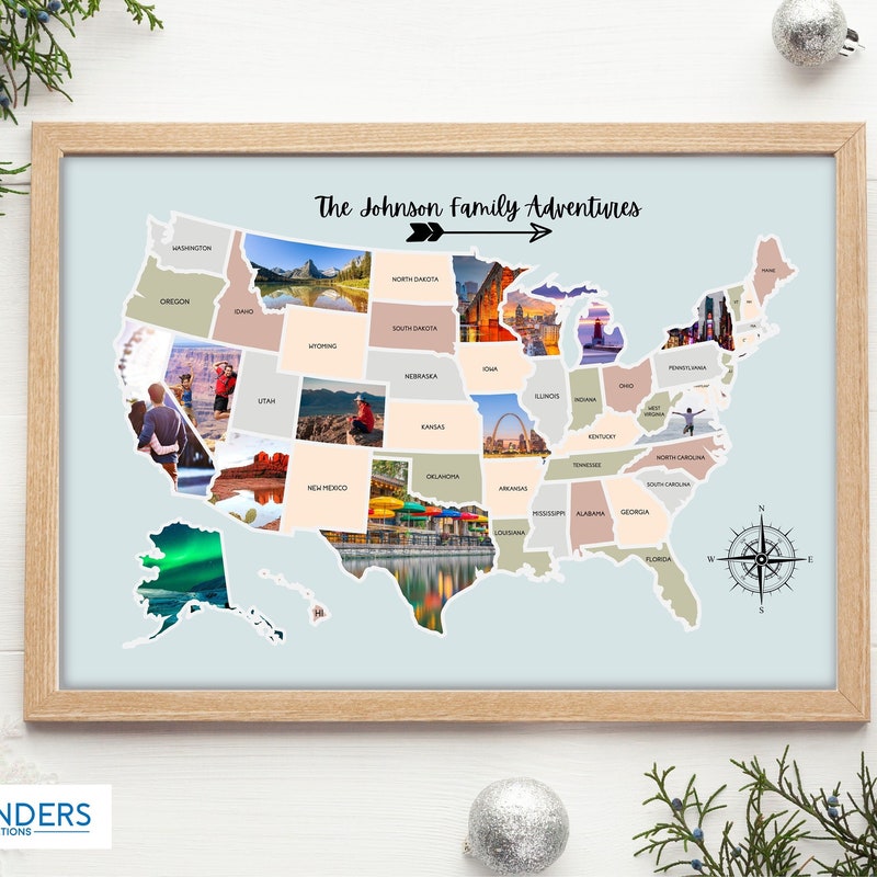 Family Picture States - Etsy UK