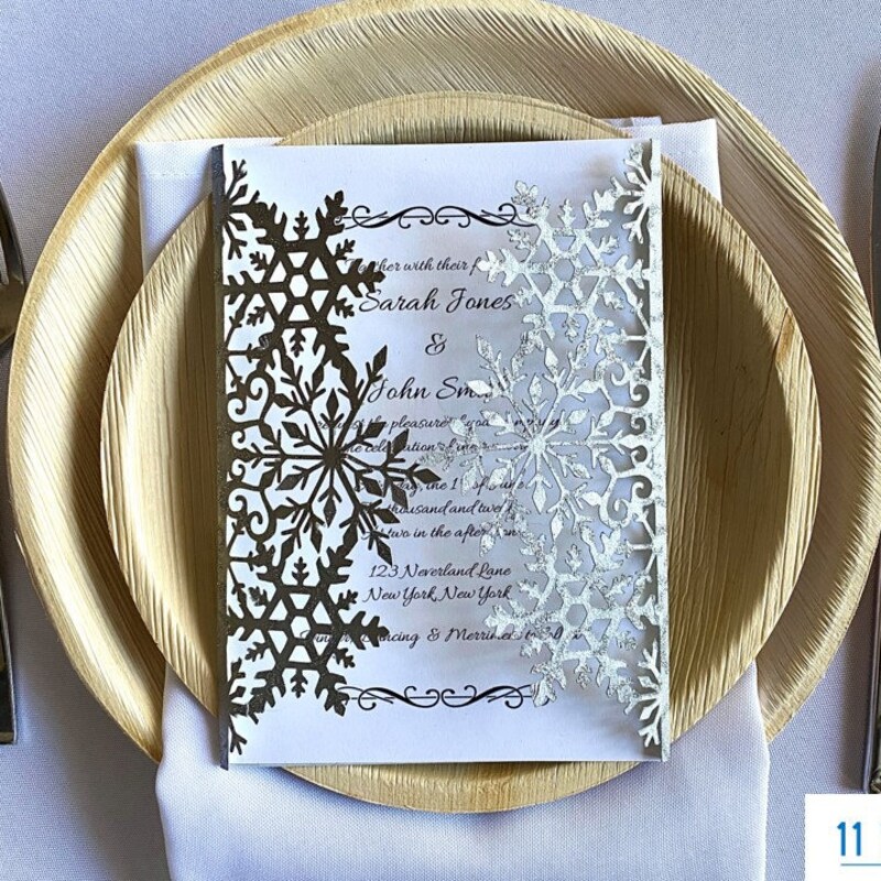 Snowflake Wedding - Etsy