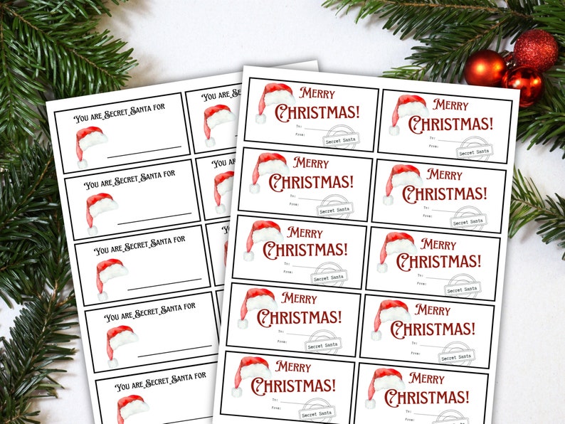 Secret Santa Survey Questionnaire, Coworker Office Gift Exchange Party ...